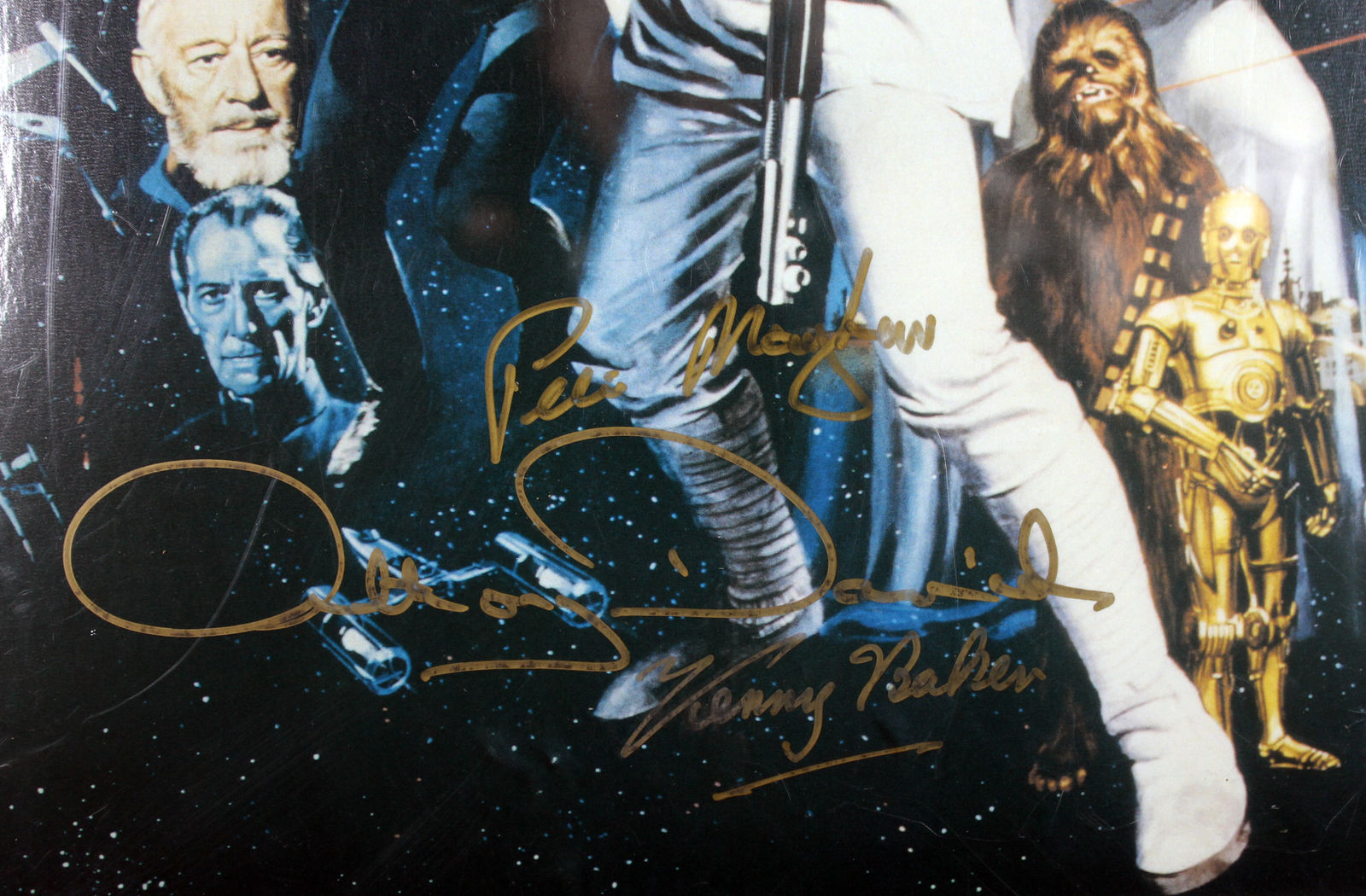 Lot Detail Star Wars Impressive Cast Signed 11 X 14 Framed